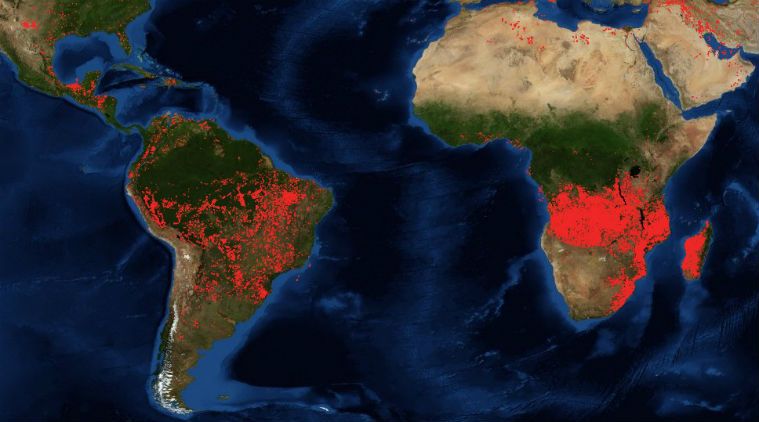 L'Africa è in fiamme, più dell'Amazzonia: 10.000 incendi tra Angola e ...