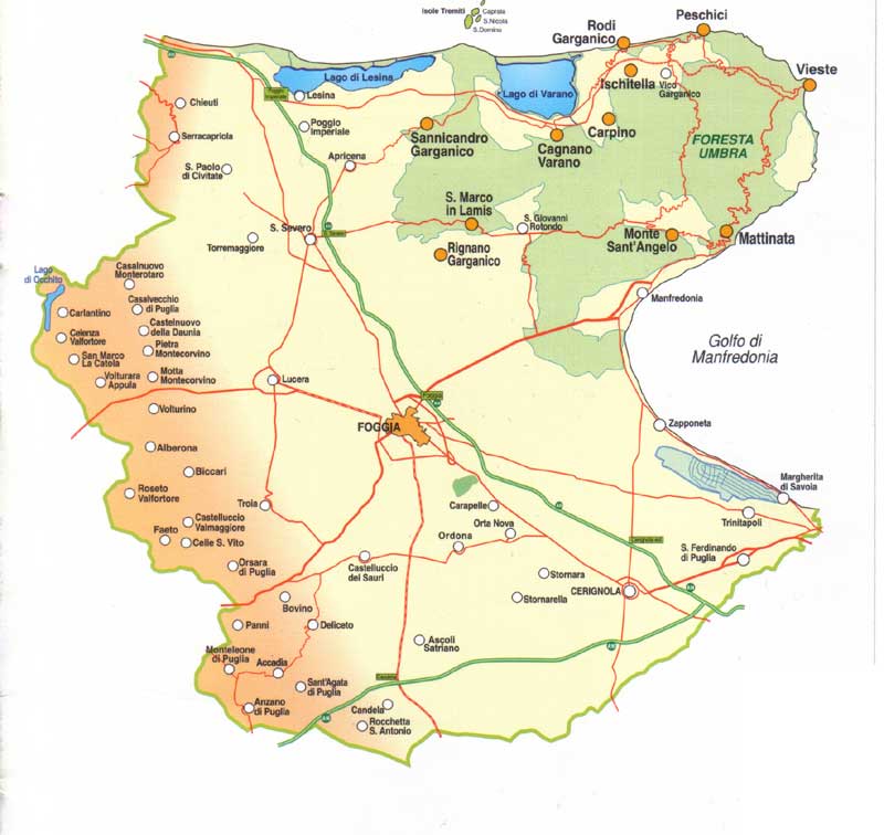 Zfu Foggia Mappa Mappa Lucera - Cartina Lucera ViaMichelin