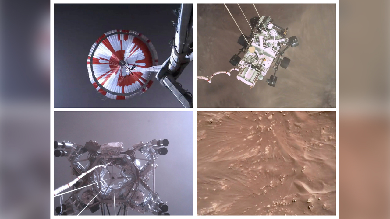 L'atterraggio spettacolare di Perseverance su Marte, il primo video sui ...